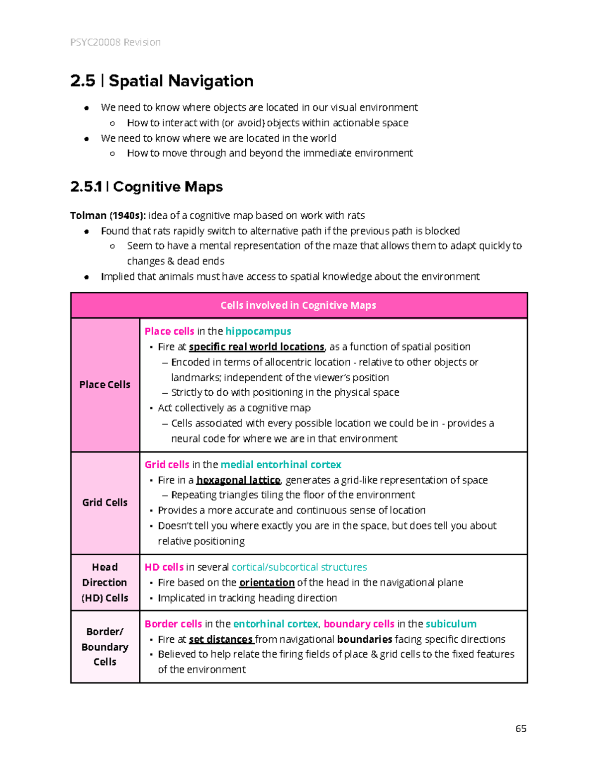 Spatial Navigation - 2 | Spatial Navigation We need to know where ...