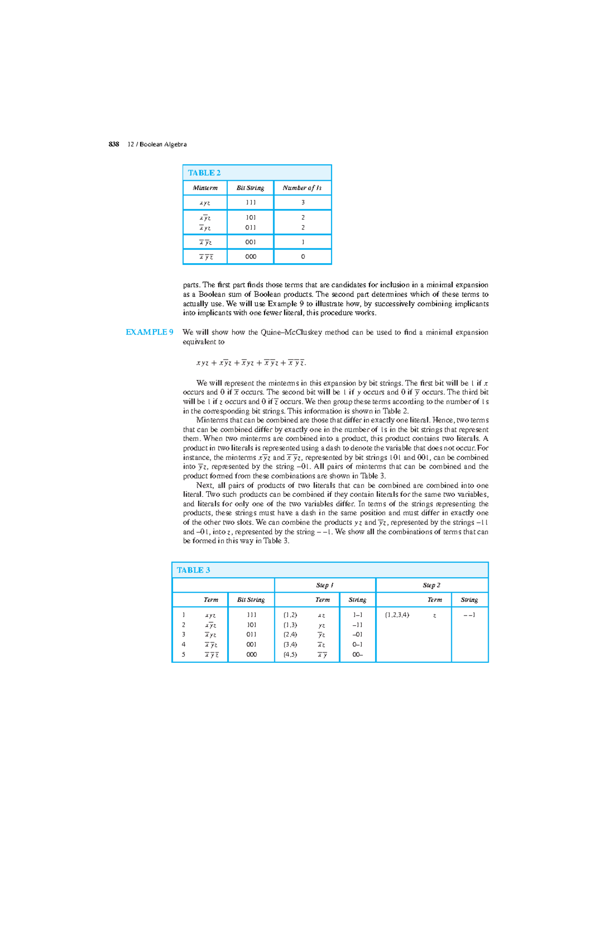 Discrete Mathematics and Its Applications-144 - 838 12 / Boolean ...