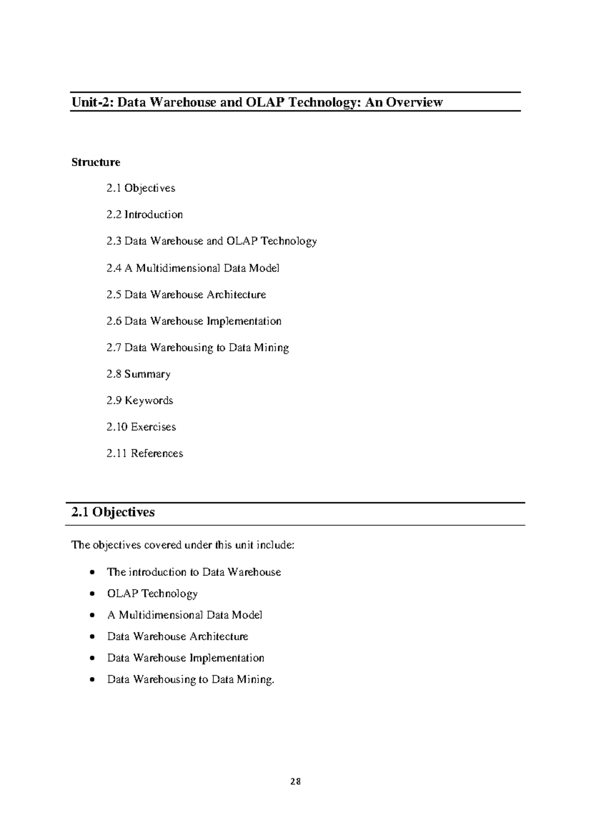 DMW UNIT 6 - Unit VI OLAP IN THE DATA WAREHOUSE ( 07 hrs) A Multidimensional Data Model, - Unit ...