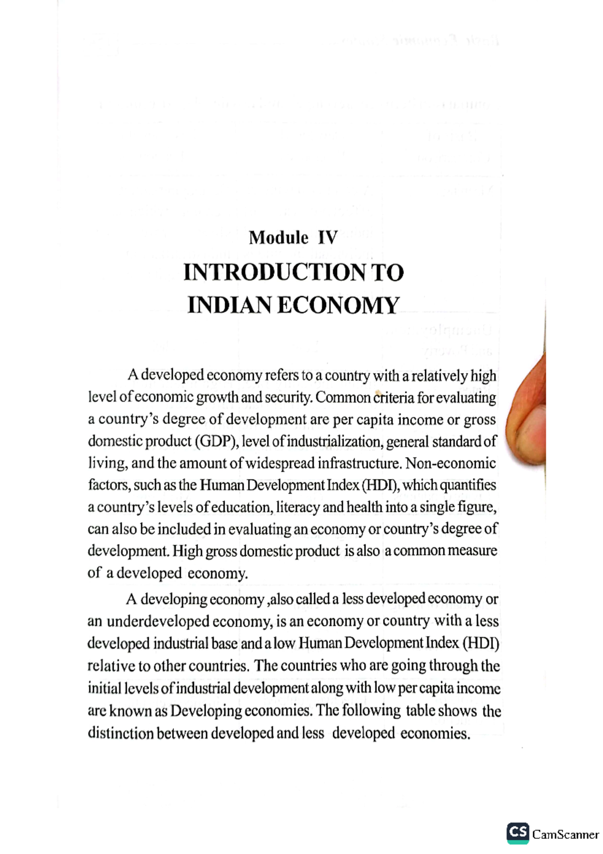 Introduction to Indian Economy - Studocu