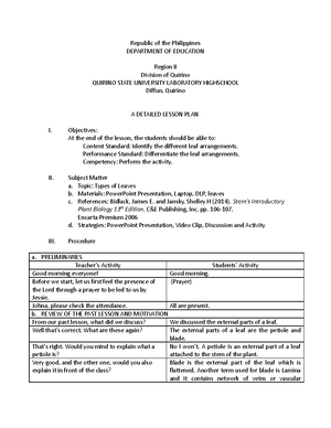 Lp ap week 10 - This is a semi-detailed lesson plan - BANGHAY ARALIN SA ...