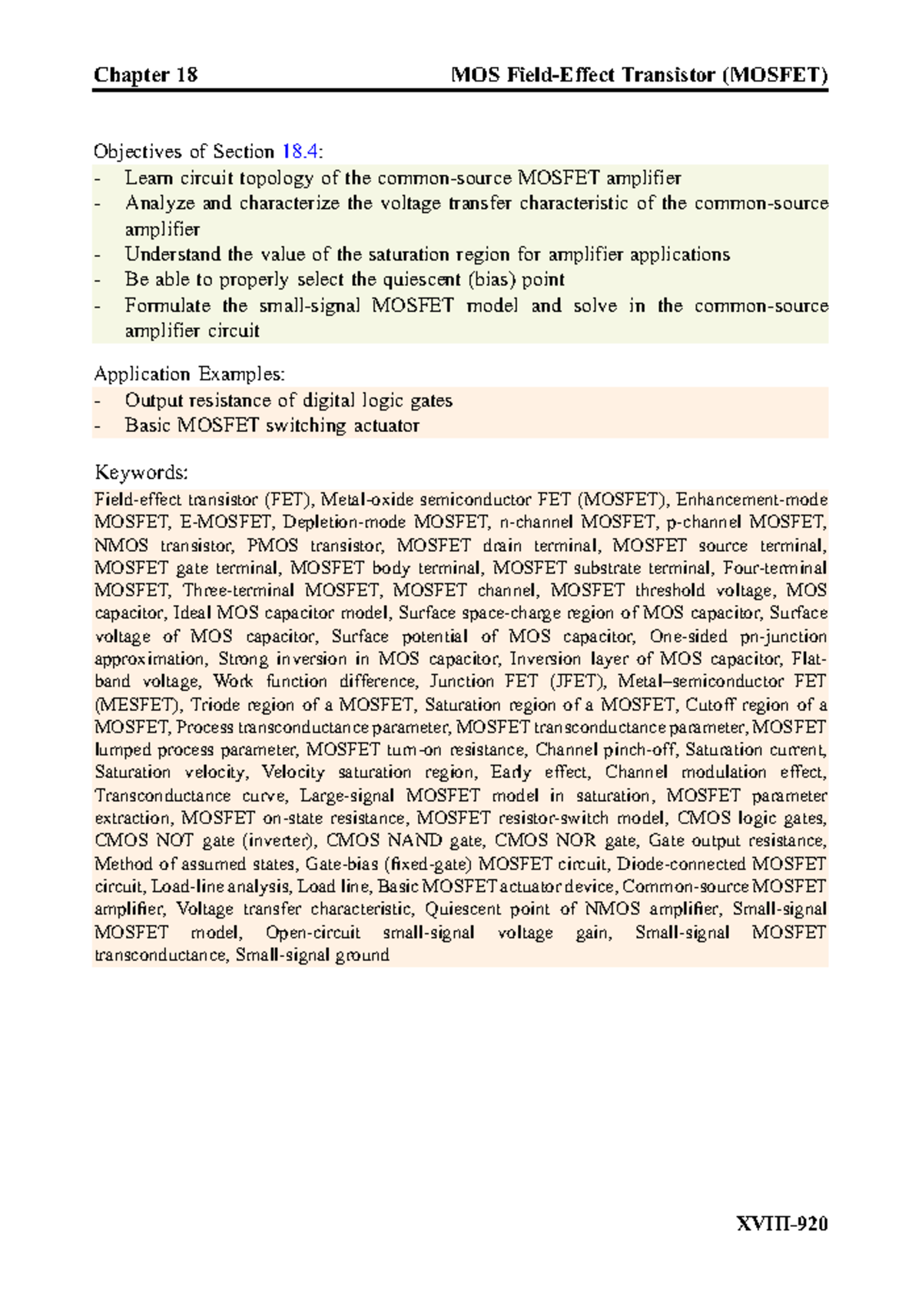 Practical Electrical Engineering-311 - Objectives of Section 18: Learn ...