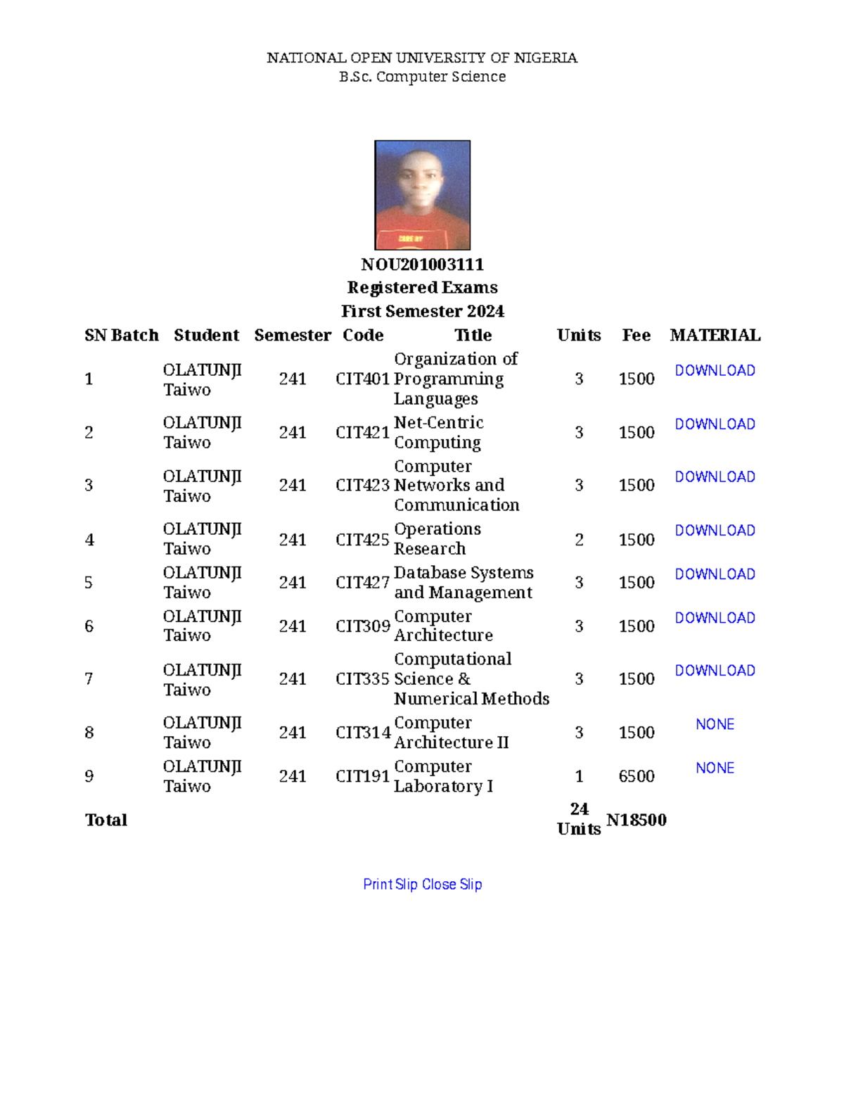 National Open University of Nigeria - NATIONAL OPEN UNIVERSITY OF ...