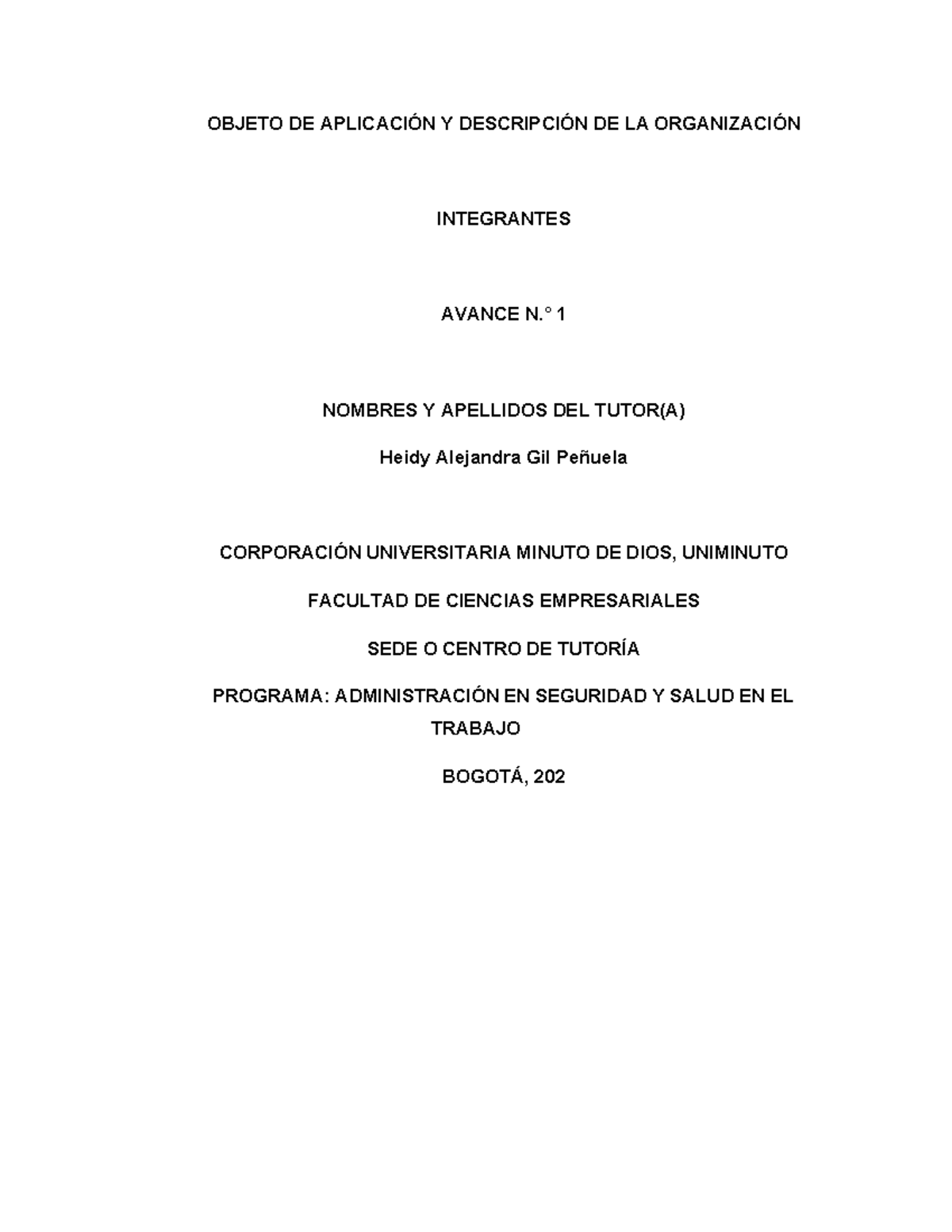 Actividad 41 - jadhkahdha d adkhald hald iajd kasd. - OBJETO DE ...