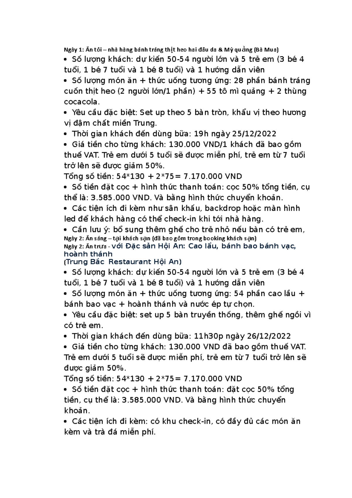 đặt lịch nhà hàng - thủ tục đặt lịch nhà hàng - Ngày 1: Ăn tốối – nhà hàng bánh tráng th t heo ...