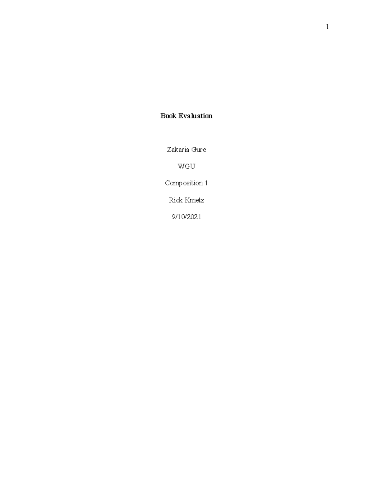 Evaluation Essay 2 - C455 - WGU - Studocu