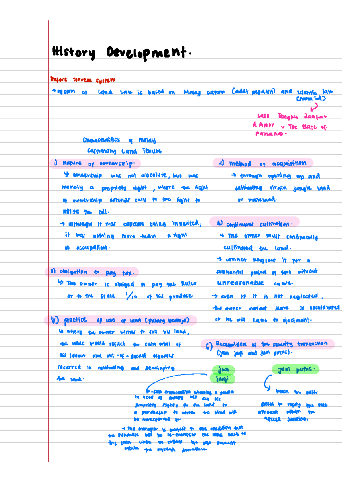 Torren Systems - lecture notes - History Development. before Torrens ...