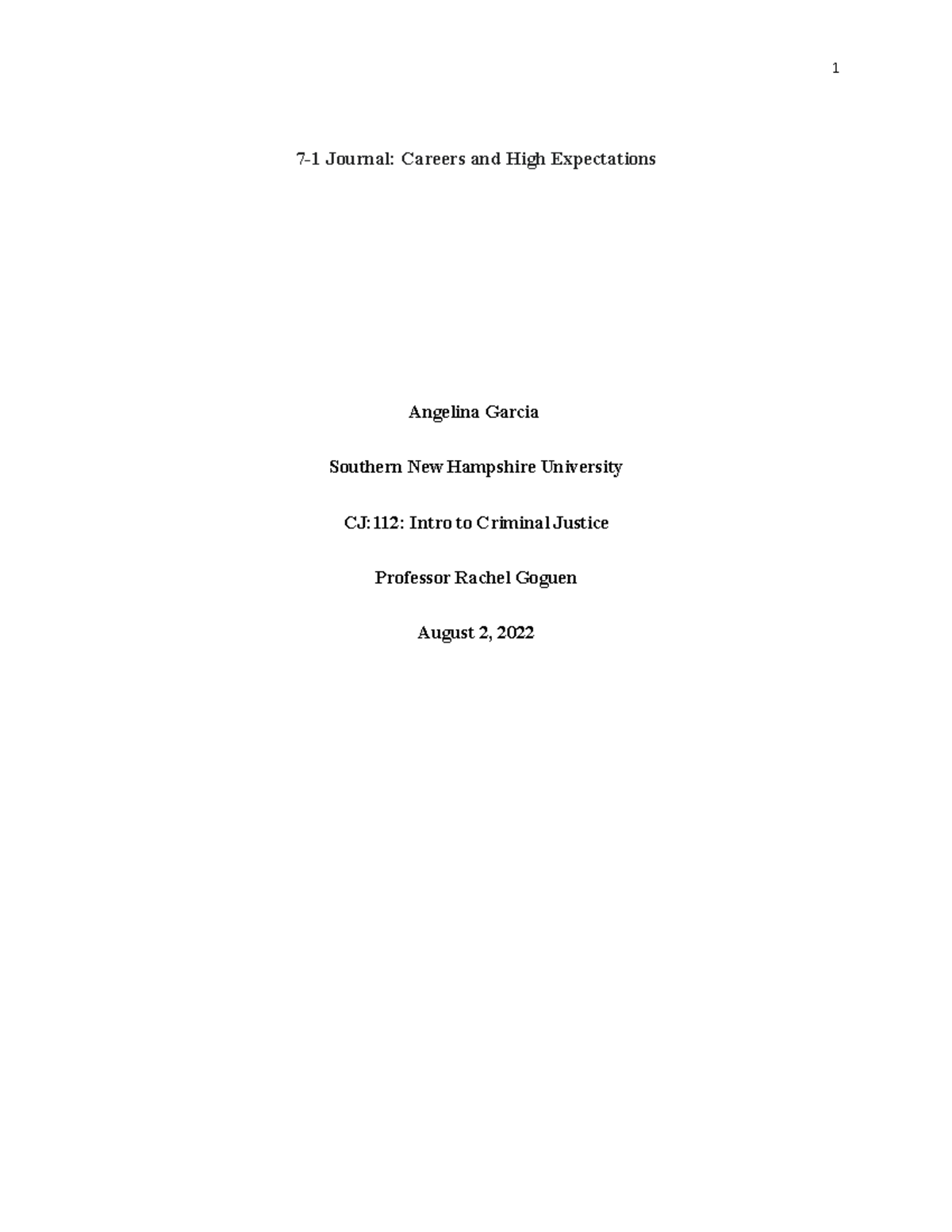 CJ-112 7-1 - Now that you’ve reviewed the resources for the second half ...