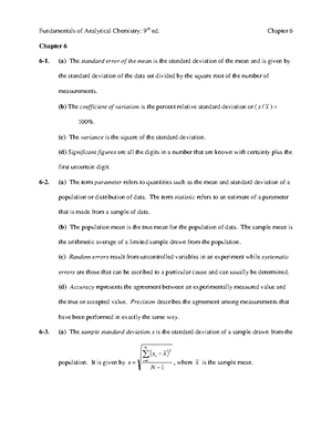 Anachem 2 - dsdsfdf - Analytic Geometry - Studocu