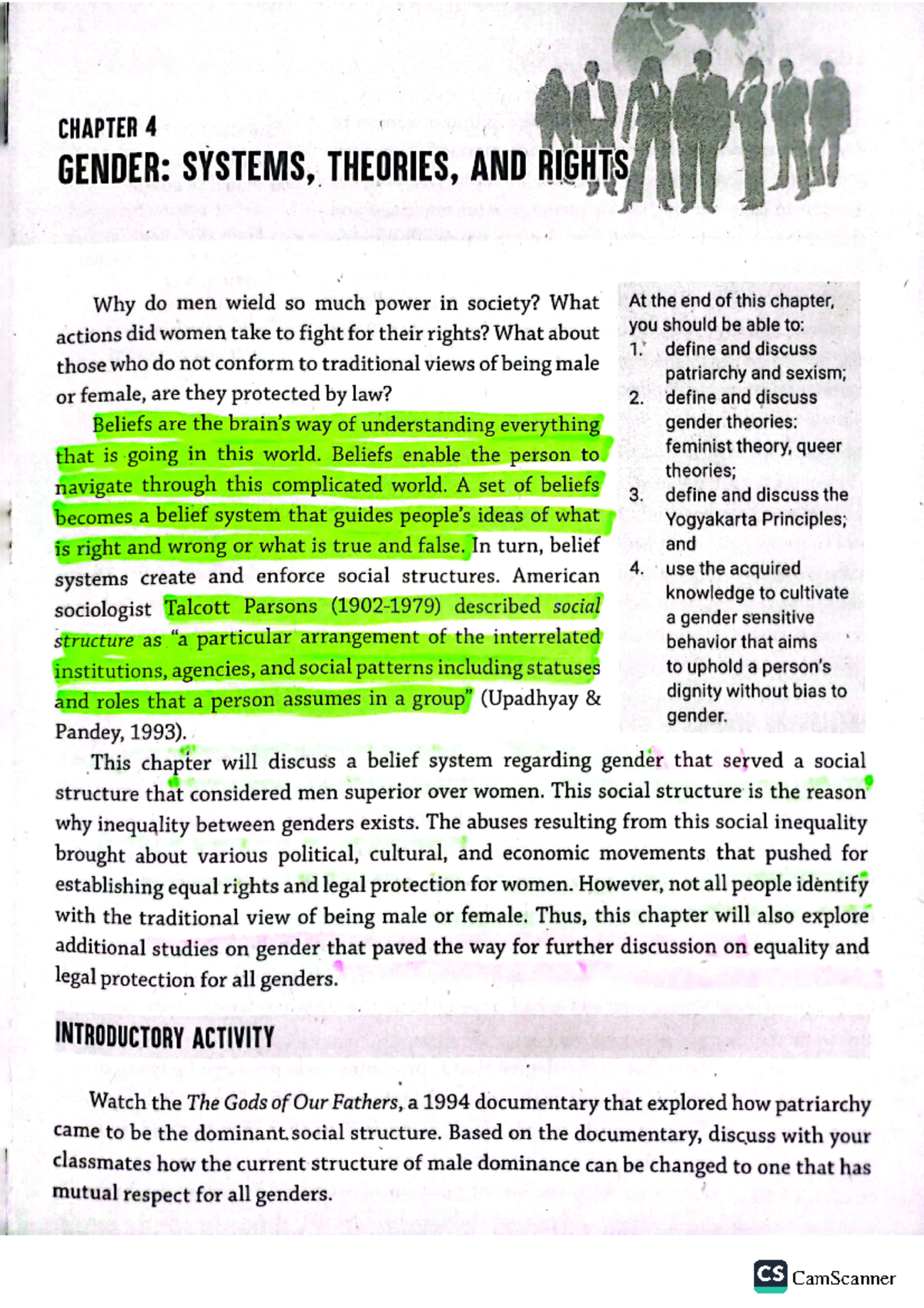 Gender System Theories and Rights - Management Accounting - Studocu