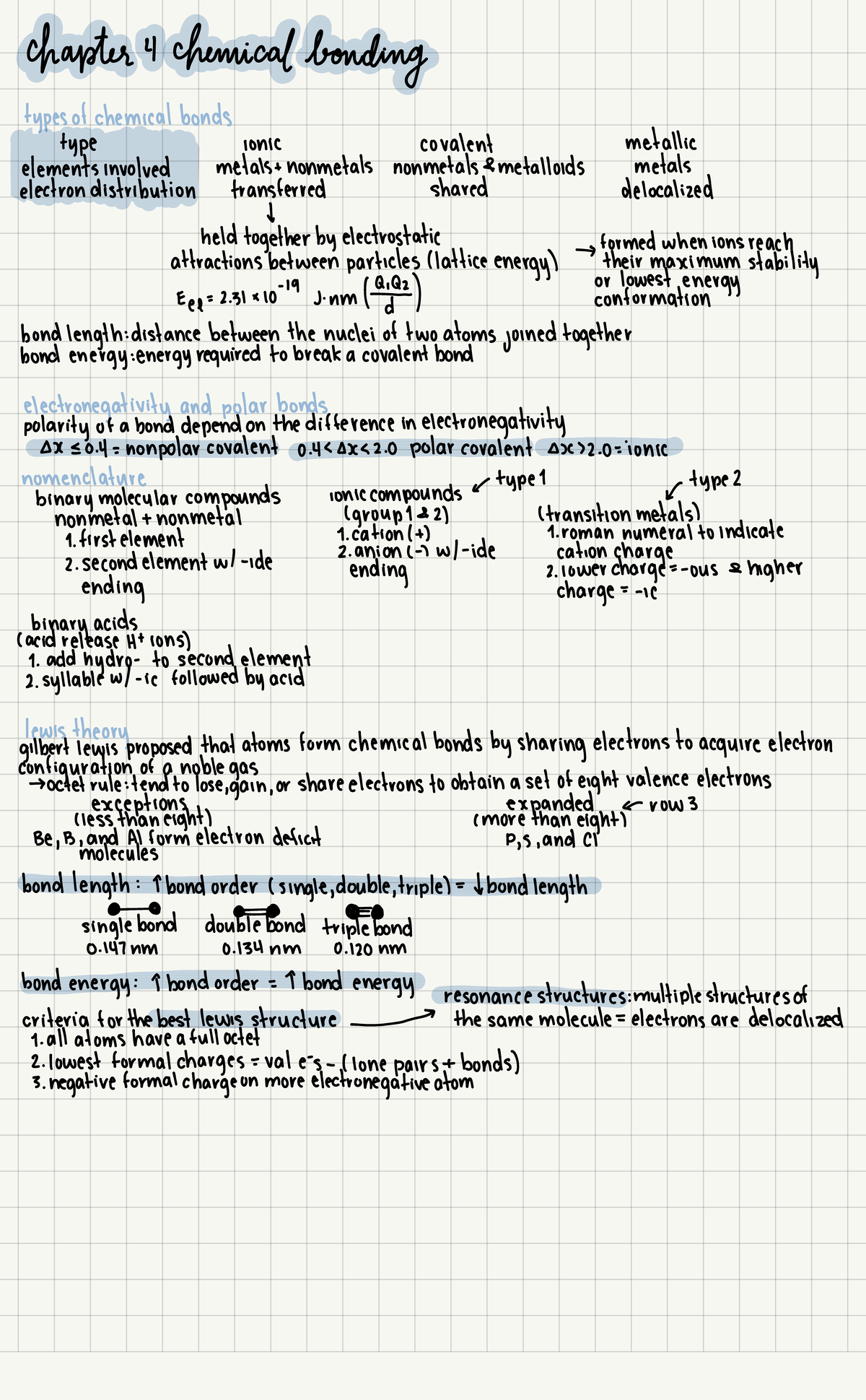 Chapter 4 Chemical Bonding - CHEM 1A - Studocu