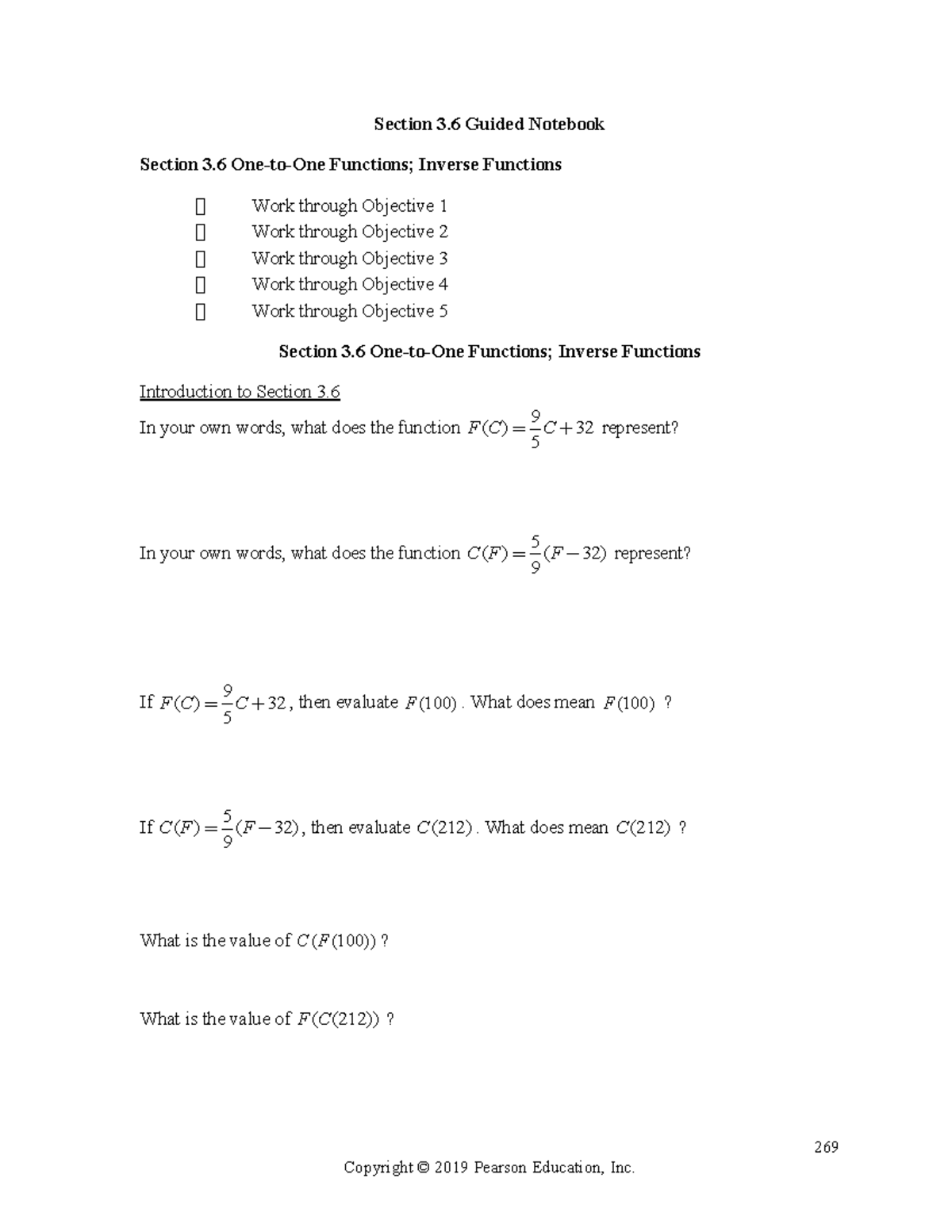 Section 3.6 Guided Notes - 269 Section 3. Guided Notebook Section 3 ...