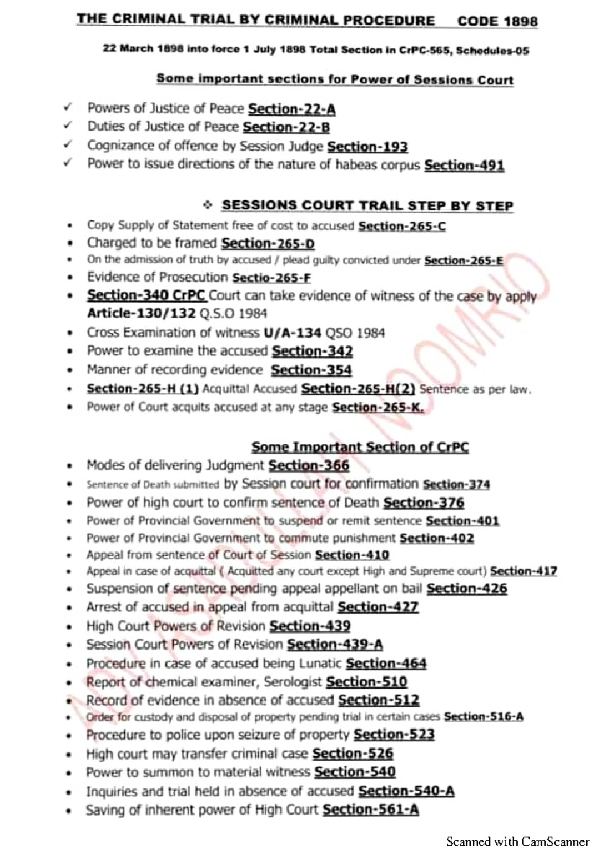 Criminal Trial by The Code Of Criminal Procedure,1898 - Criminal law ...