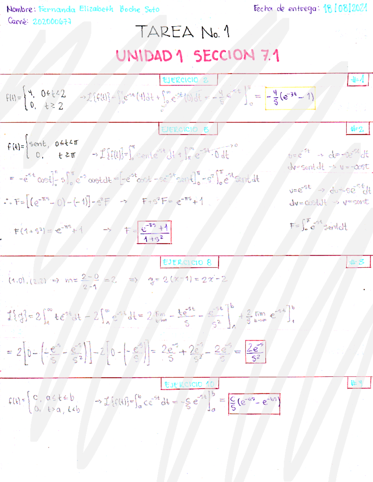 T1 Apli1 - Tarea de matemática aplicada 1 - Matematica Aplicada 1 - Studocu