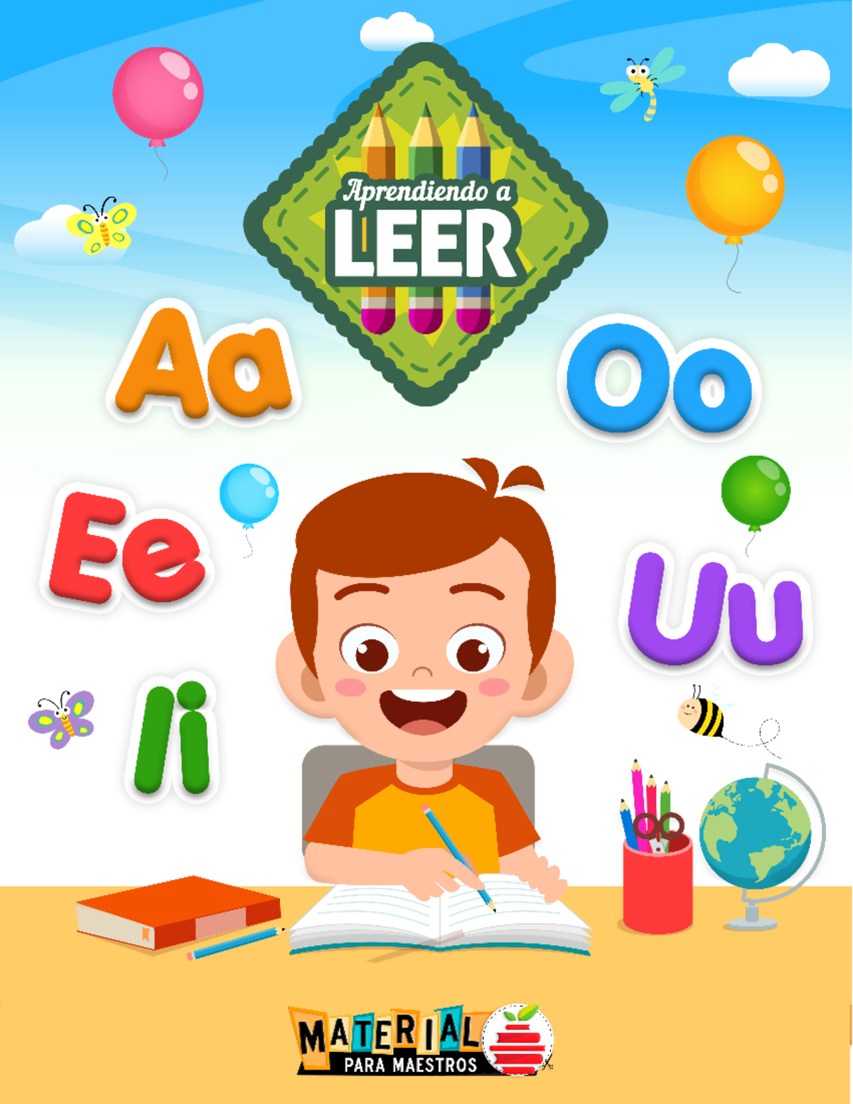 Aprendiendo a leer 01 Las vocales - Aa ####### ¡A buscar las vocales ...