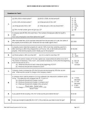 LAB 13 - Proportions and Pro-rations - LAB 13 – Proportions and Pro ...