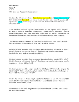 Chapter 15 Math 176 - Summary Mathematics for Elementary Teachers with ...