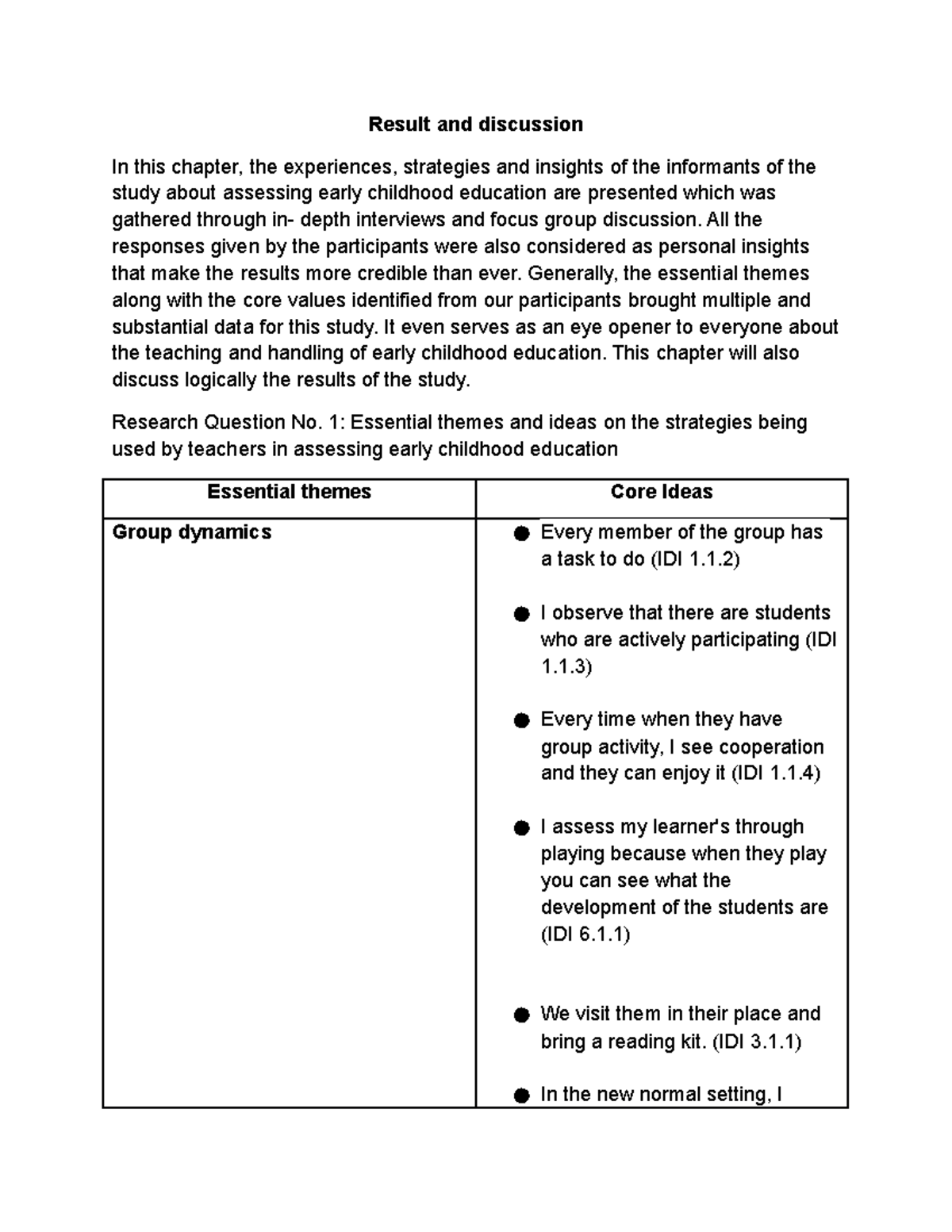 Chapter 3 4 - College level - Result and discussion In this chapter ...