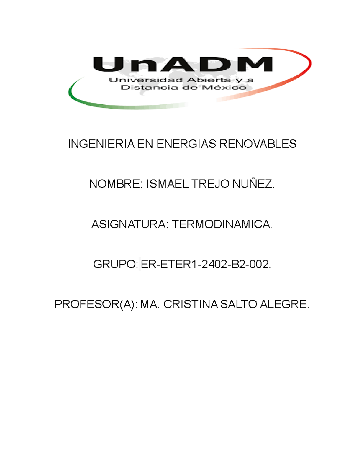 ETER1 U1 A1 ISTN - Termodinamica - INGENIERIA EN ENERGIAS RENOVABLES ...