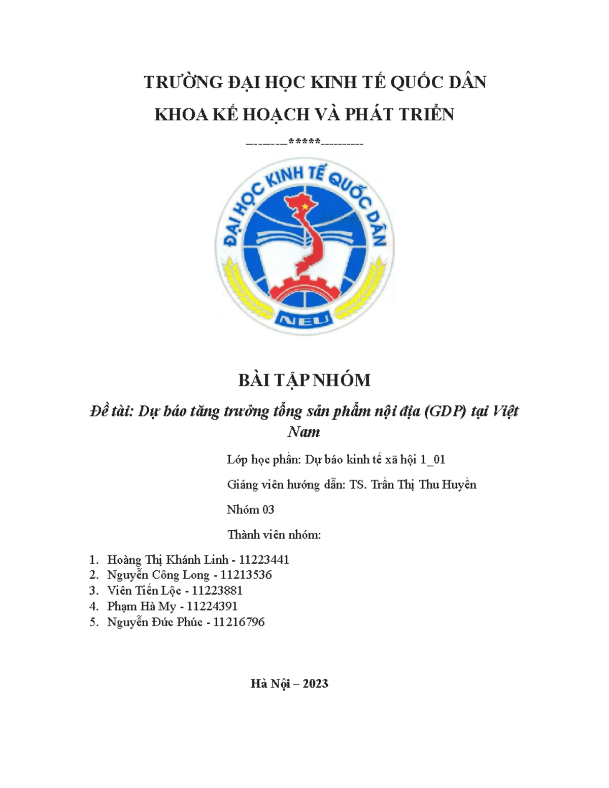 Nhom-3 DBKT-XH va Danh - ádadadad - TRƯỜNG ĐẠI HỌC KINH TẾ QUỐC DÂN ...