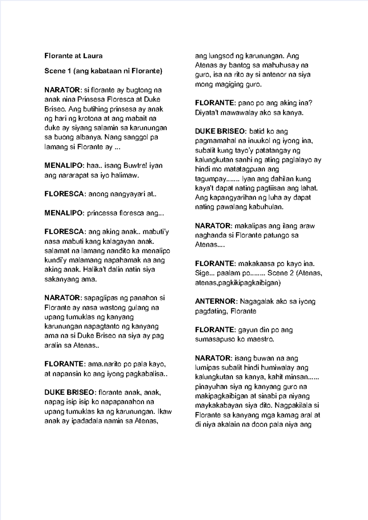 Dokumen.tips florante-at-laura-sample-script 1 - Florante at Laura ...