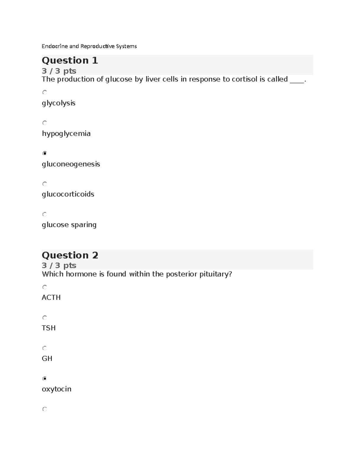Endocrine and Reproductive Systems - Endocrine and Reproductive Systems ...