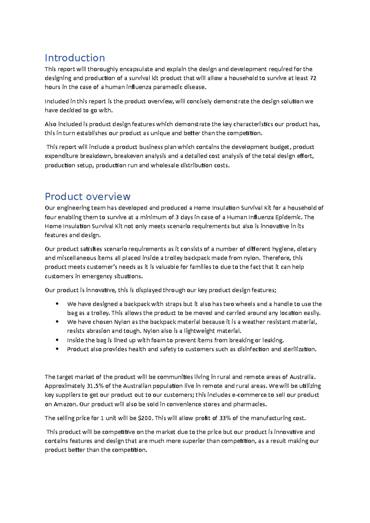 Introduction - Introduction This report will thoroughly encapsulate and ...