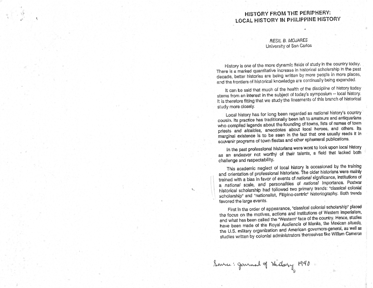 Mojares - Republic of the Philippines Department of Education National ...