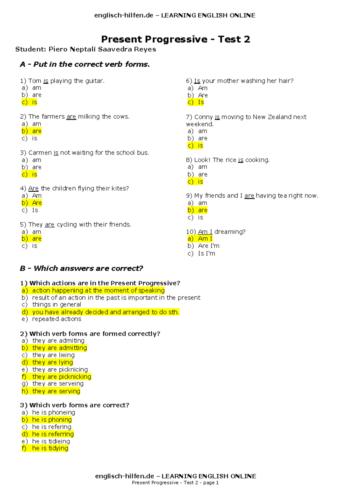 Activity - Piero Saavedra Reyes G14 - englisch-hilfen – LEARNING ...