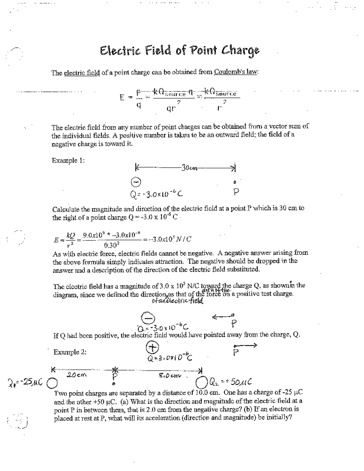 Electrostatics lesson 3 - Studocu