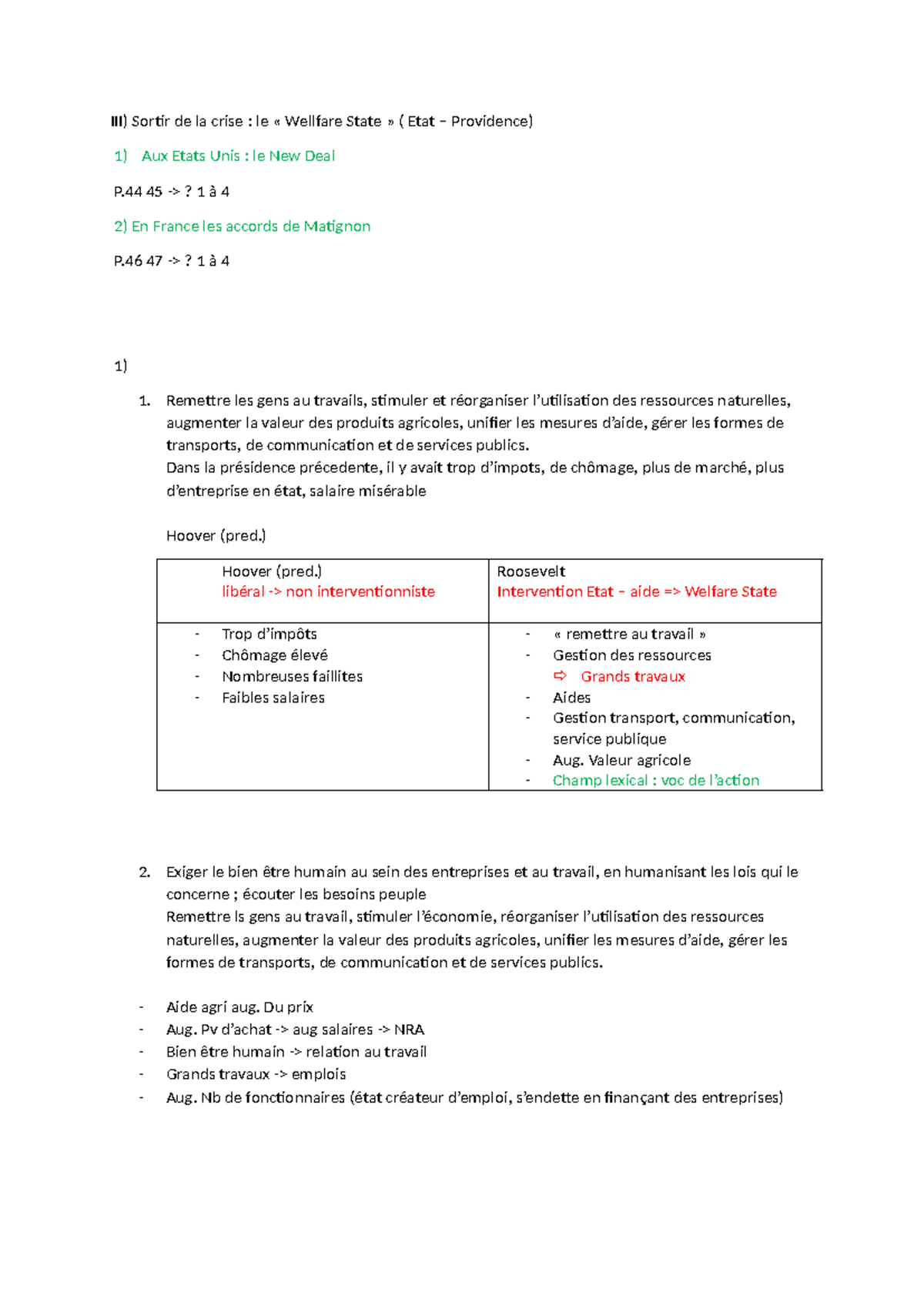 Chap 1 - III - 3eme point du premier chapitre d'Histoire Géographie de Terminale - III) Sortir ...