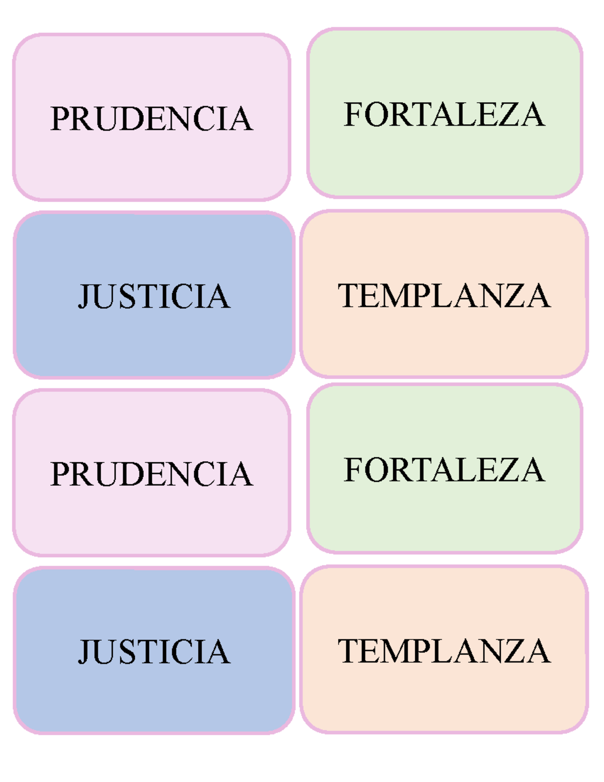 Encuentro 35 - espiritualidad - PRUDENCIA JUSTICIA FORTALEZA TEMPLANZA ...