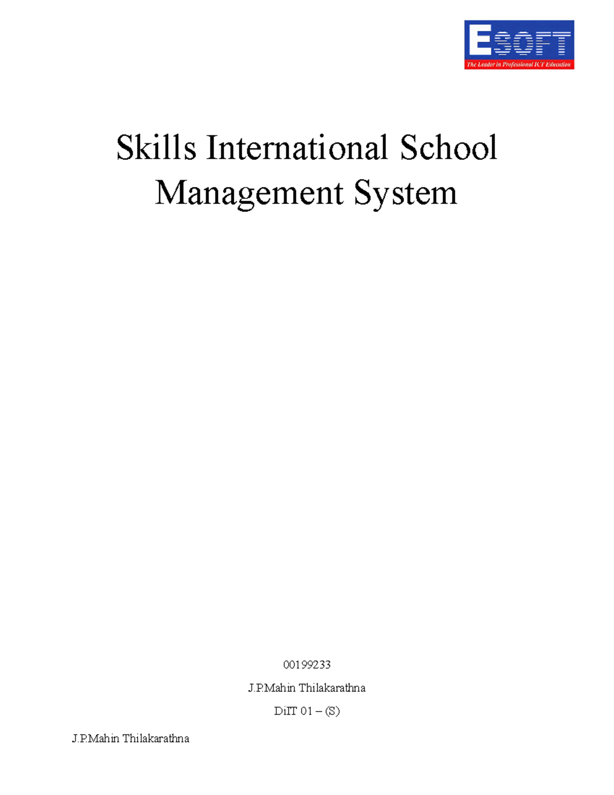 Skills International School Management System - Skills International ...