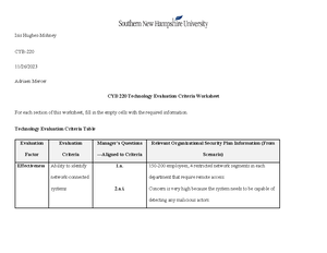 CYB 410 Mod 3 Activity - Isis Hughes-Mohney CYB- Diane Delucia 9/11 ...