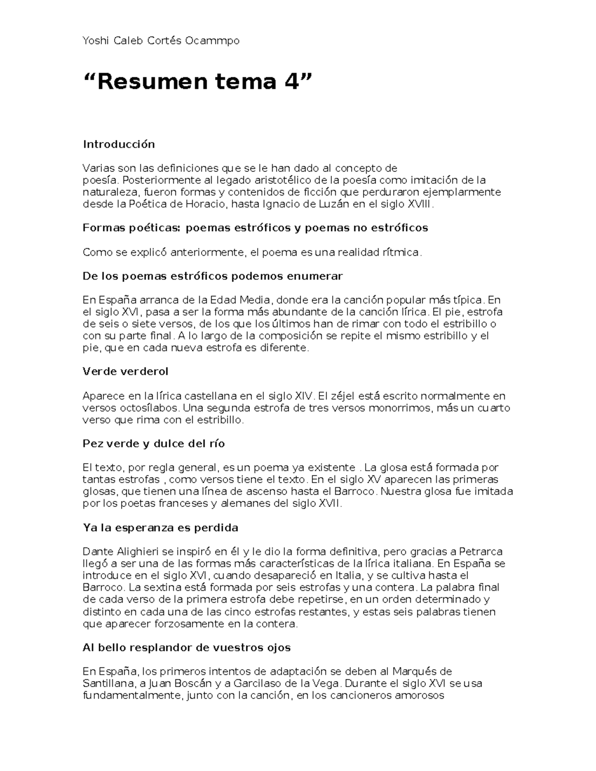 Resumen tema 4 - Yoshi Caleb Cortés Ocammpo “Resumen tema 4 ...