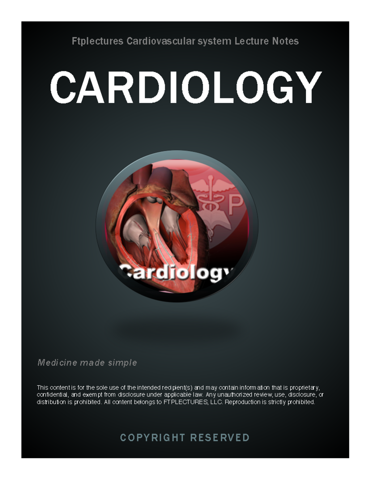 Cardiovascular-Notes - Ftplectures Cardiovascular system Lecture Notes ...