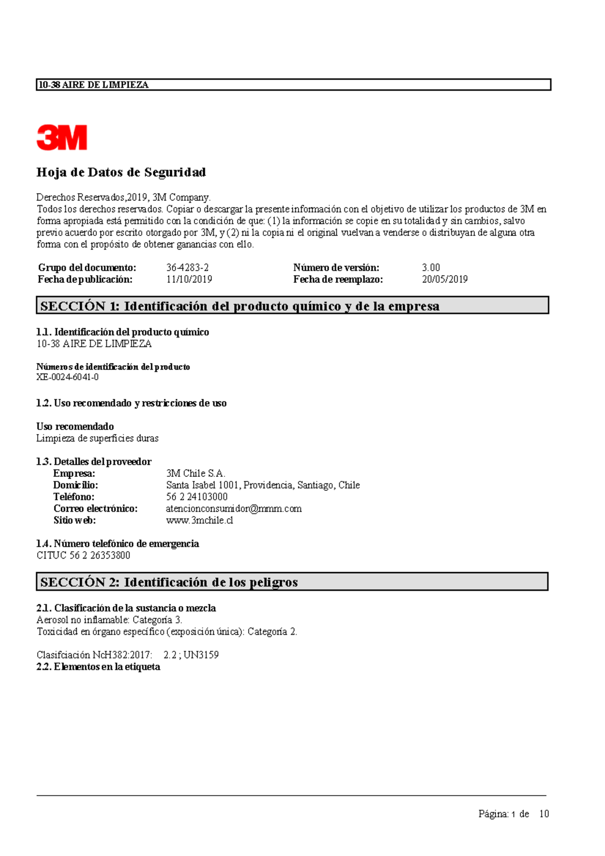 HDS 3M 10-38 - HDS 3M - - Studocu