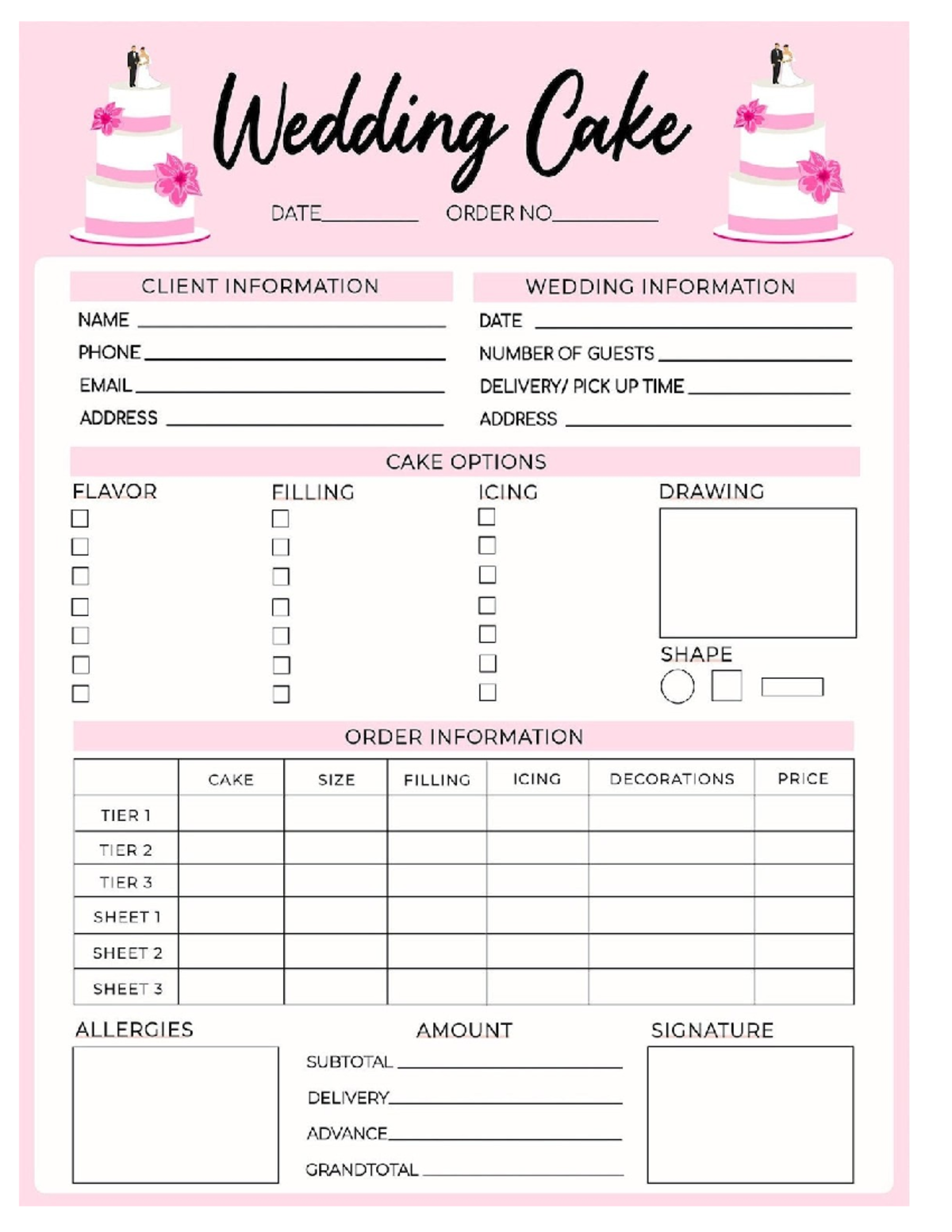 Cake Tasting Form - nuts - Dez Nuts - Studocu