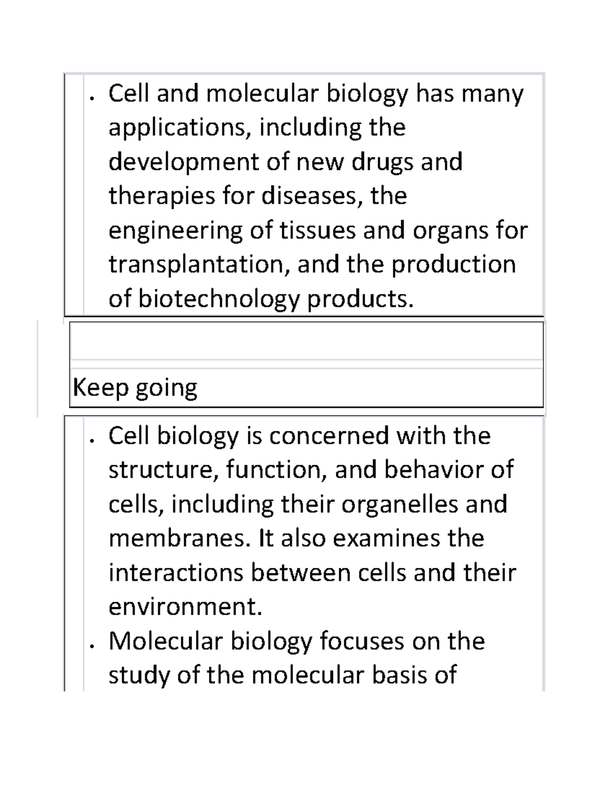 Cell 4-end - Cell and molecular full notes - Cell and molecular biology ...