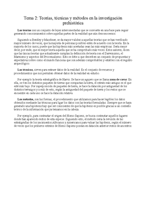 Tema 2 Tendencias Prehistoria - Warning: TT: undefined function: 32 Warning: TT: undefined ...