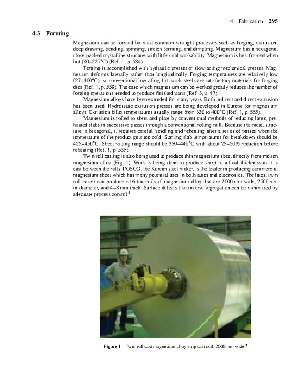 Mechanical Engineers Materials - 4 Fabrication 295 4 Forming Magnesium ...