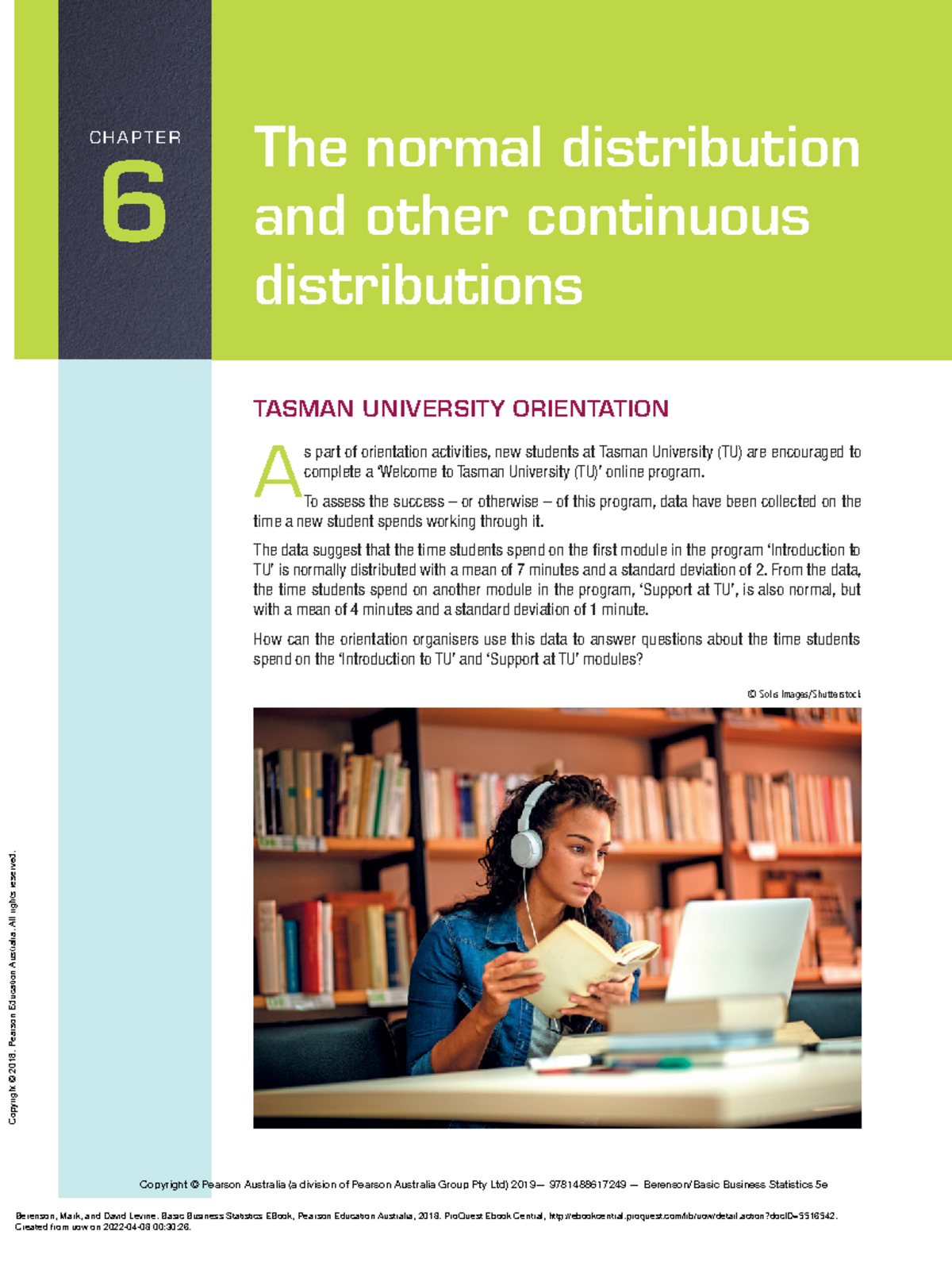 Basic Business Statistics EBook - (Chapter 6 The normal distribution ...