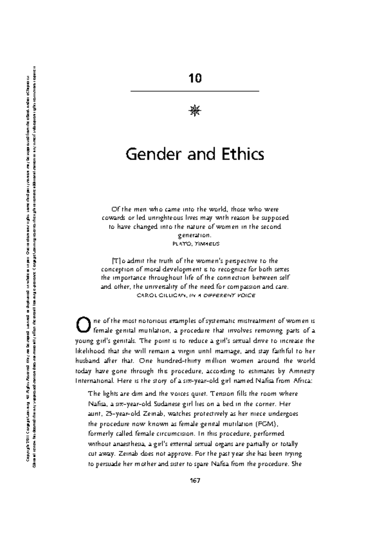 Gender-and-Ethics - 10 Gender and Ethics Of the men who came into the ...
