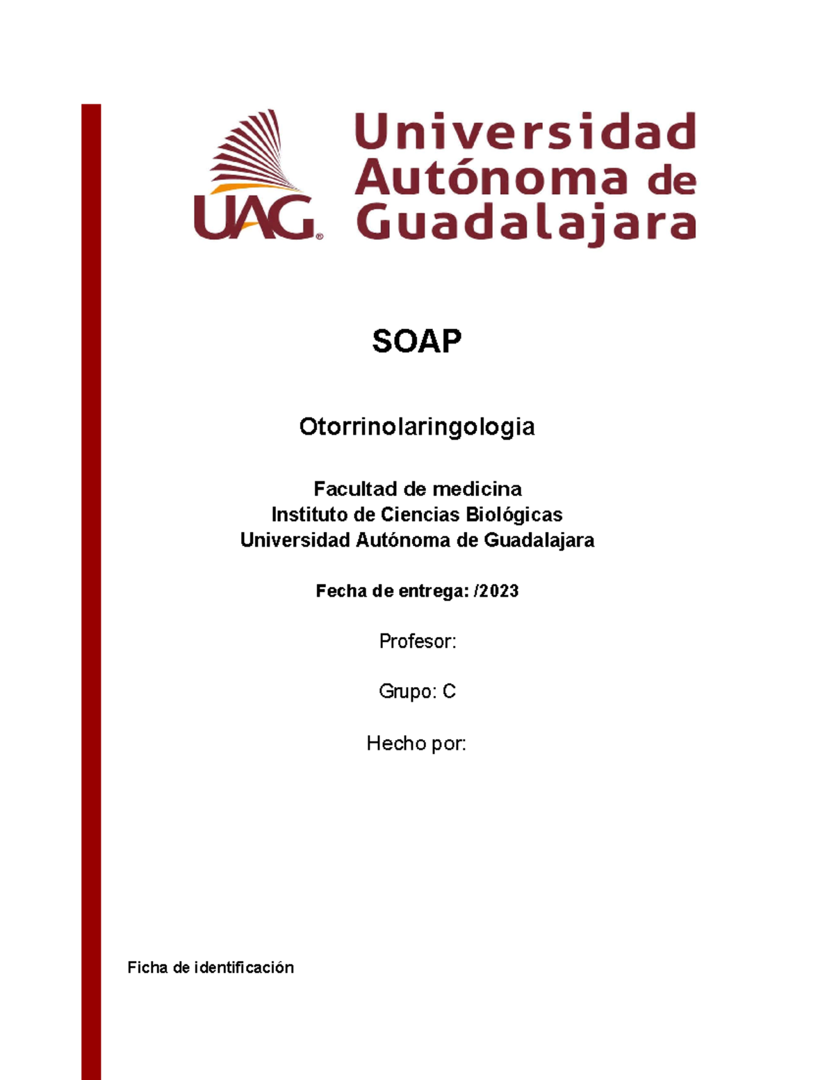 HC y SOAP DE APNEA DE SUENO - SOAP Otorrinolaringologia Facultad de ...