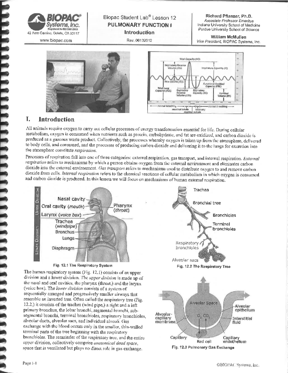 Biopac lab - BIOL 1108 - Studocu