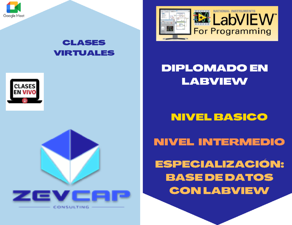 Brochure Diplomado EN Labview - NIVEL BASICO NIVEL INTERMEDIO ESPECIALIZACIÓN: BASE DE DATOS CON ...