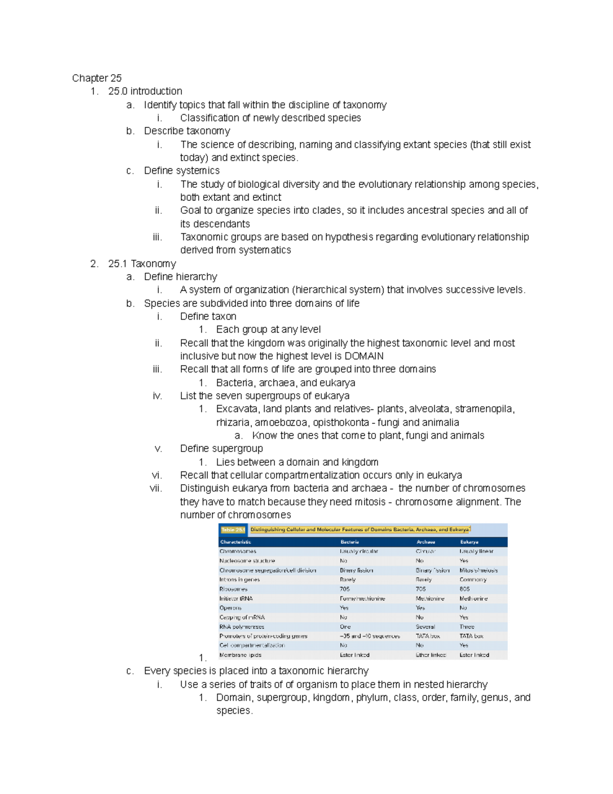 Bio-chapter 25 - lecture notes for chapter 25 - polle - Chapter 25 1 ...