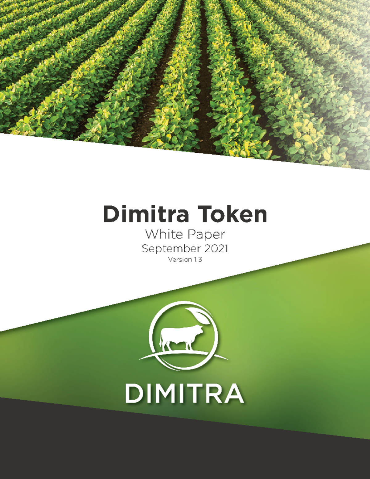 Dimitra Whitepaper 13 1021-0001 (1) 230126 150915 - Dimitra Token White Paper September 2021 ...