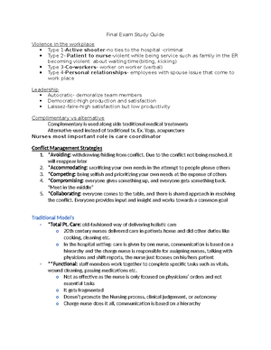 2475 Exam 1 Study Guide 1 - Self-Study Module Informatics Define ...