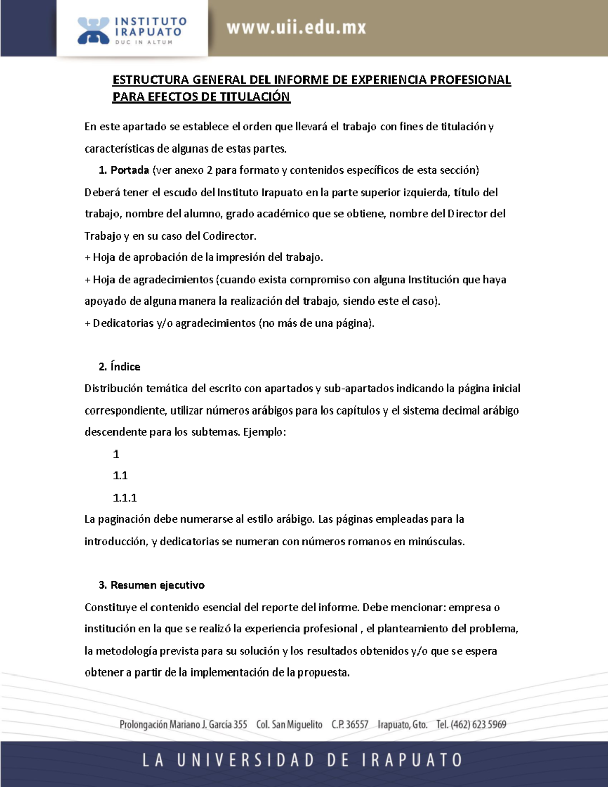 Estructura-general-(ep).docx1 - ESTRUCTURA GENERAL DEL INFORME DE EXPERIENCIA PROFESIONAL PARA ...